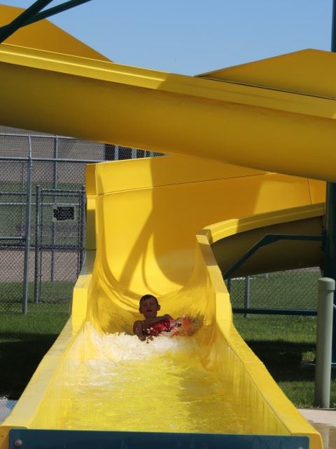 Facilities • Park Road Pool with Slide Feature